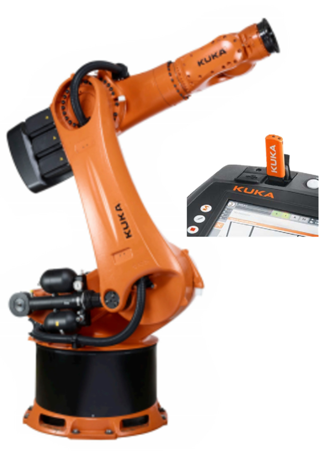 KR 500 R2830 Kuka Robot Arm KR C4 Controller Palletizing Robot Arm